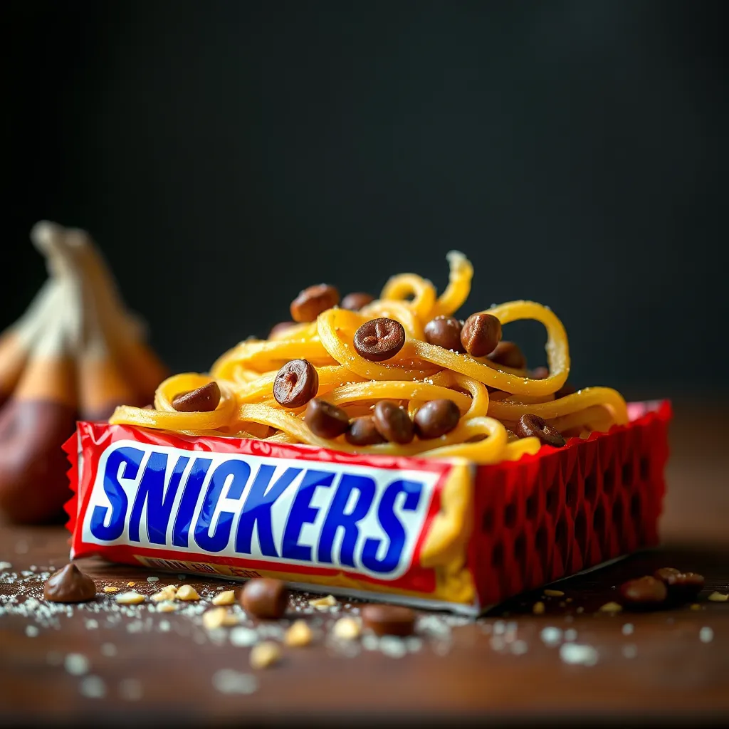 Snickers Pasta Tarifi: Tatlı ve Tuzlu Lezzet Buluşması